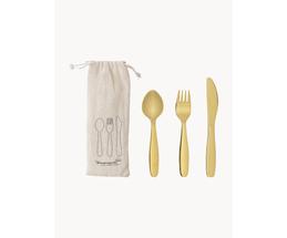 Riady a príbory pre deti vo farbe zlatá Westwing