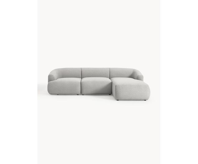 Sofá rinconera modular en tejido bouclé Sofia (3 plazas) | Westwing