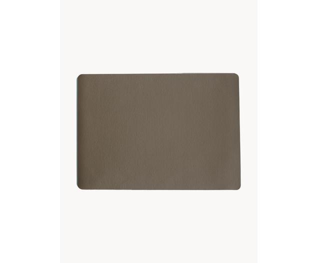 Sets de table en cuir synthétique Pik, 2 pièces | Westwing