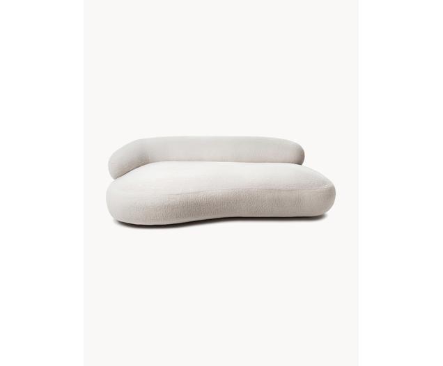 Divano curvo 3 posti in teddy Alba | Westwing