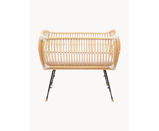 Cuna artesanal de ratán ajustable en altura Martha | Westwing