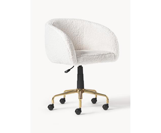 Teddy bureaustoel Emmie, in hoogte verstelbaar | Westwing
