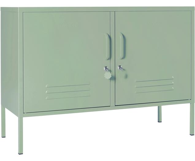 Metalen dressoir Mustard met deuren | Westwing
