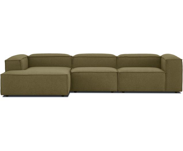 Modulaire hoekbank Lennon in groen | Westwing