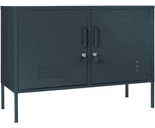 Metalen dressoir Mustard met deuren | Westwing