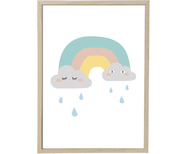 Oprawiony obrazek Rainbow | Westwing