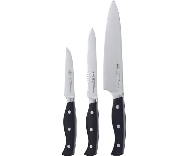Couteaux de cuisine en acier inoxydable Pura, lot de 3 | Westwing