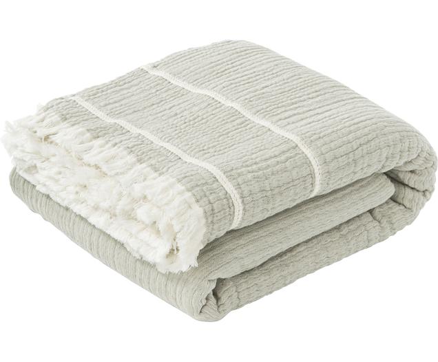 Colcha de algodón con flecos Kailani | Westwing