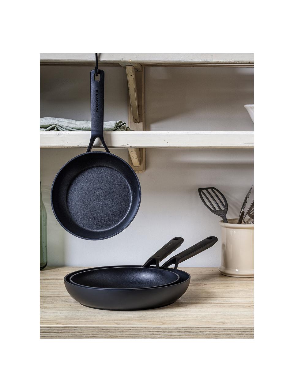 Braadpannen KitchenAid met antiaanbaklaag, set van 3 | Westwing