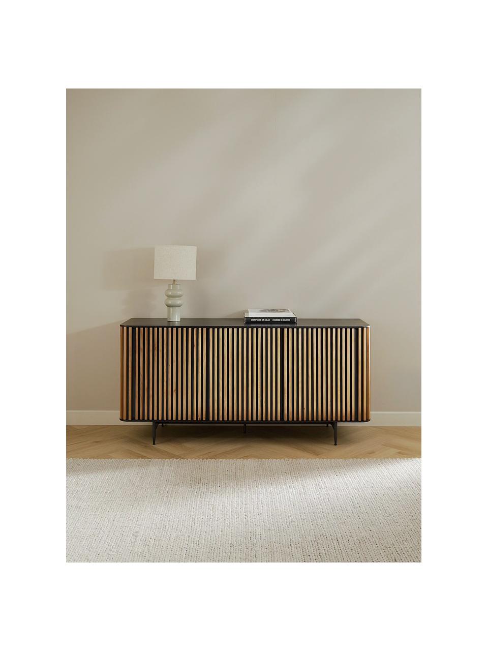 Dizajnová komoda z dubovej dyhy Linea | Westwing