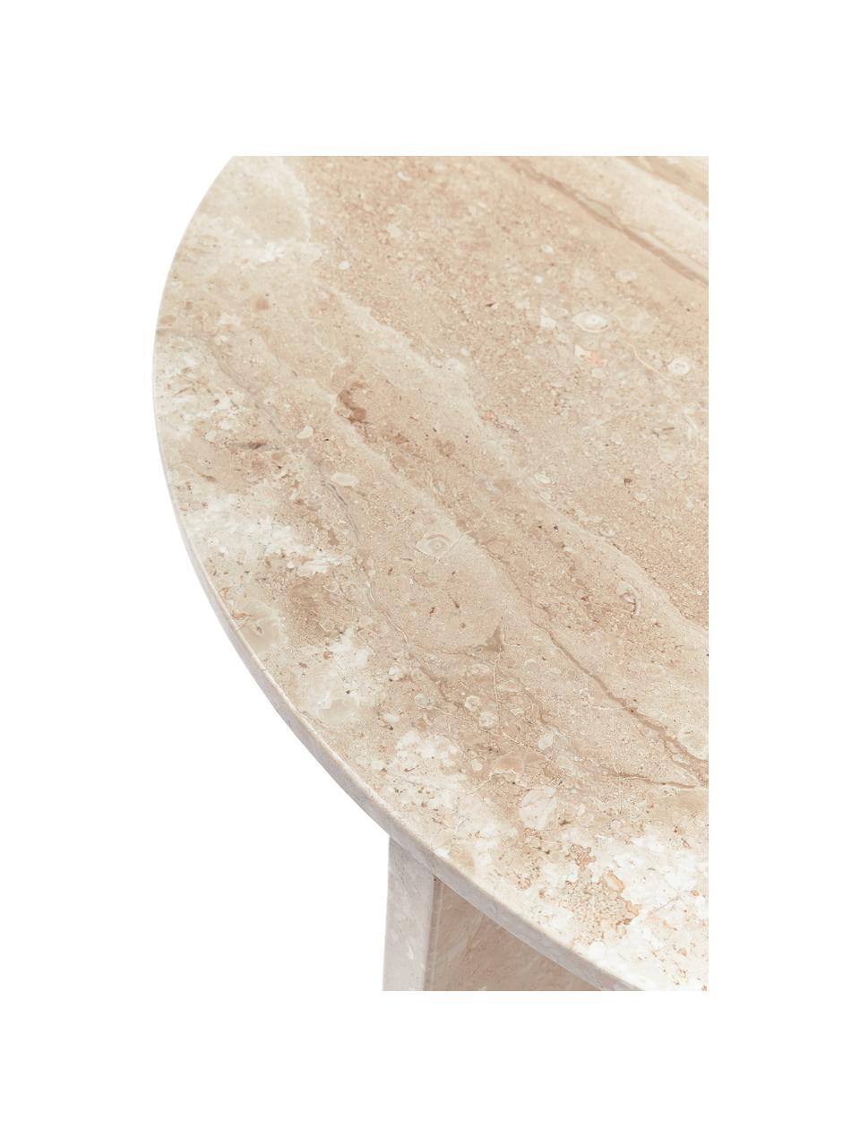 Table basse ronde en travertin Marisa | Westwing