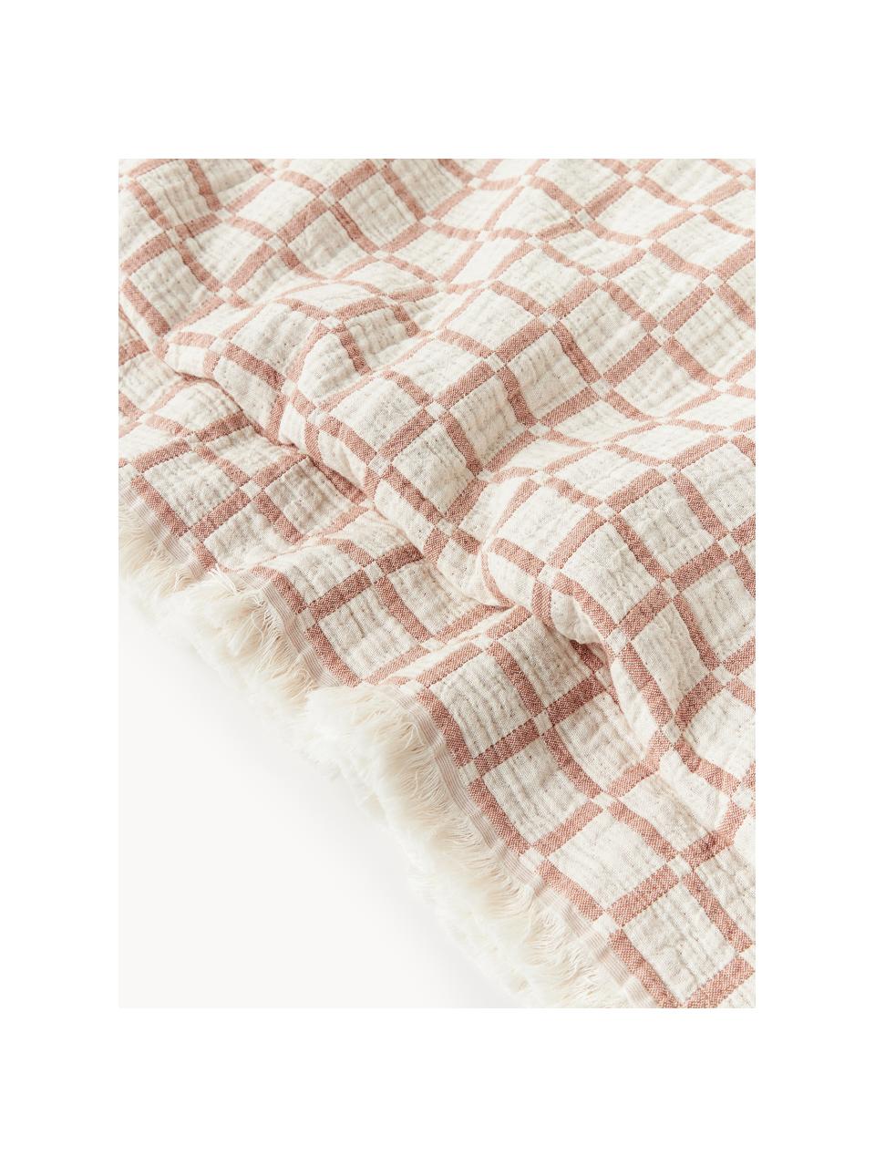 Gewaschene Musselin-Tagesdecke Ronia mit Fransen | Westwing