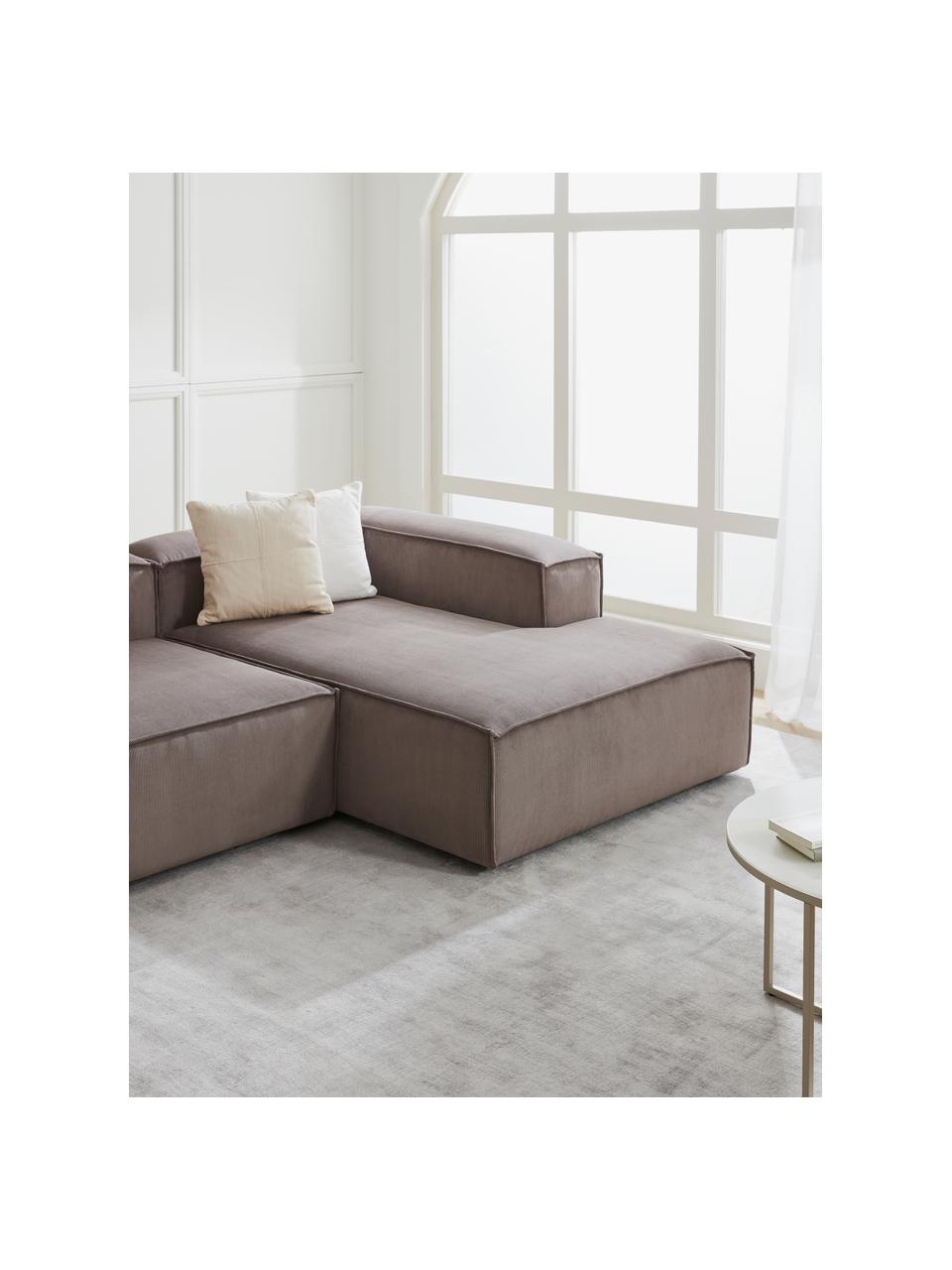 Modulárna pohovka z menčestru Lennon, hnedá | Westwing