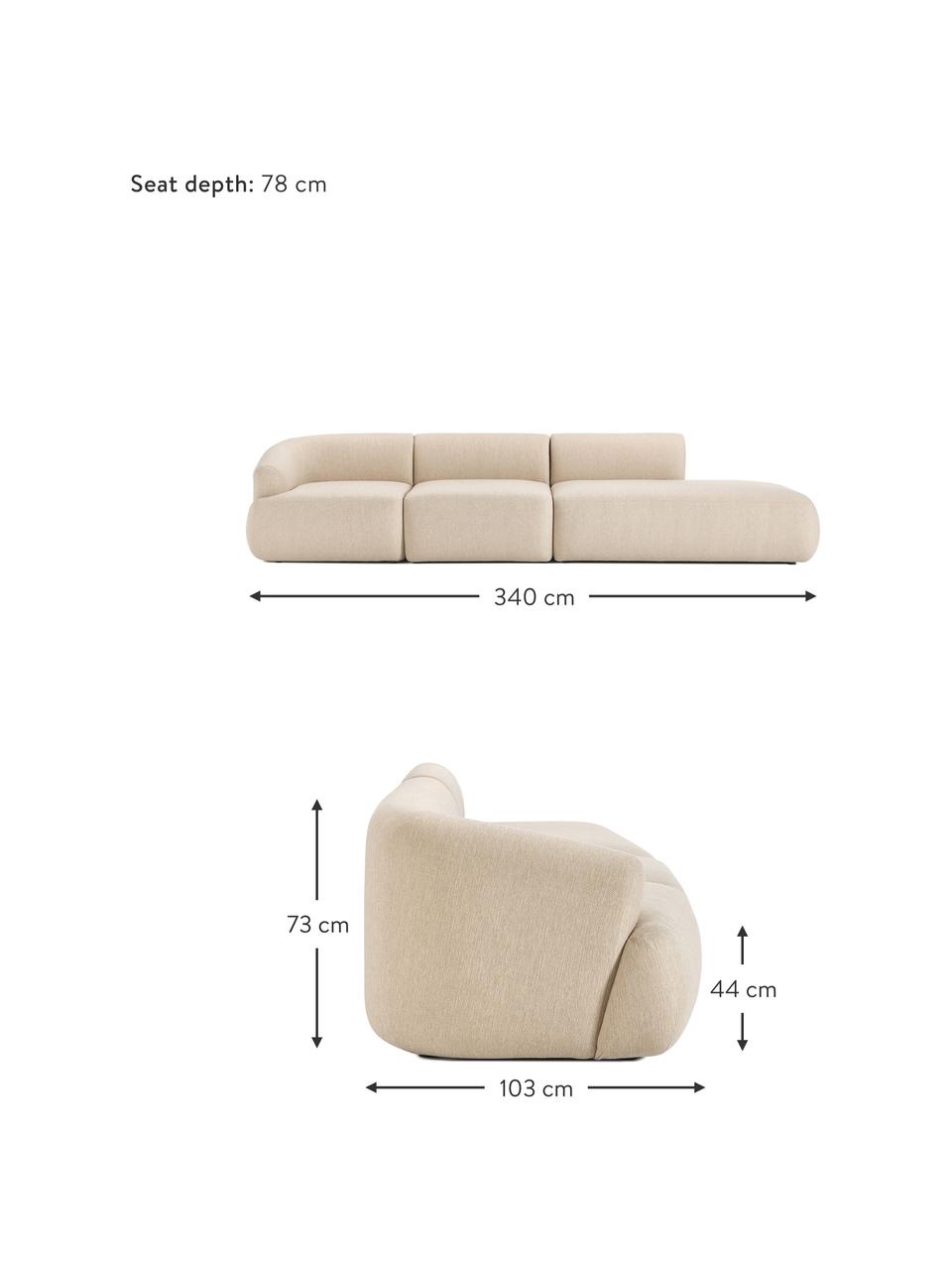 Modulaire chaise longue Sofia | Westwing